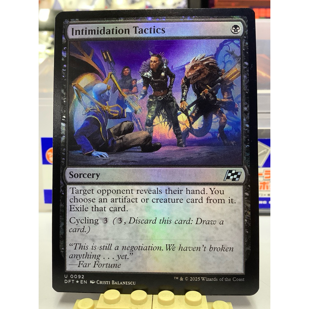 MTG - Intimidation Tactics (Aetherdrift) | Shopee Philippines