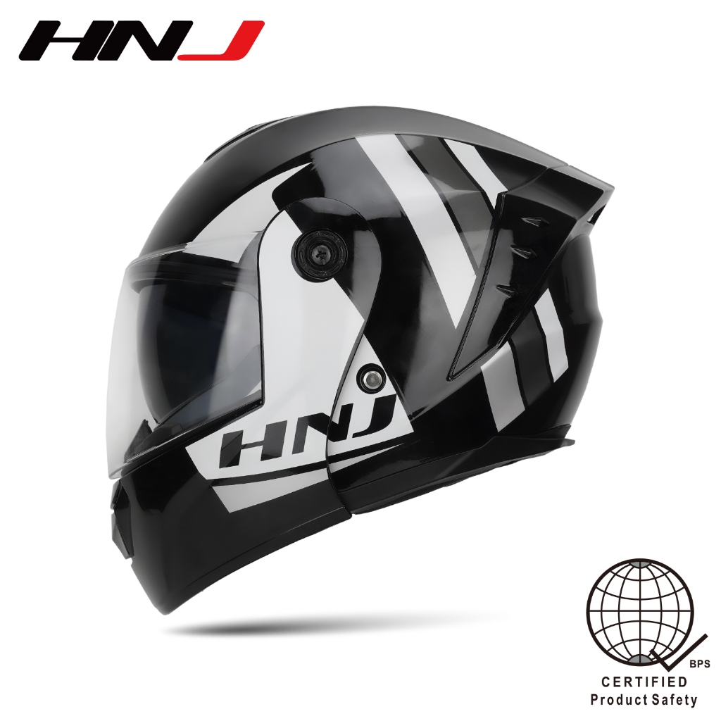 HNJ A4-001 MD modular helmet Motorcycle Full Face Dual Visor for woman ...