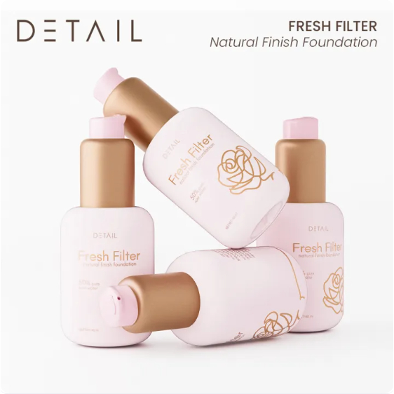 Detail Cosmetics Fresh Filter Foundation in Full Size (40ML) | Shopee ...
