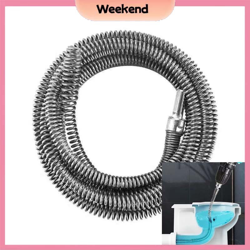 3/5/10M Flexible Drain Auger Tool Panundot Clog Removal Spring Wire for ...