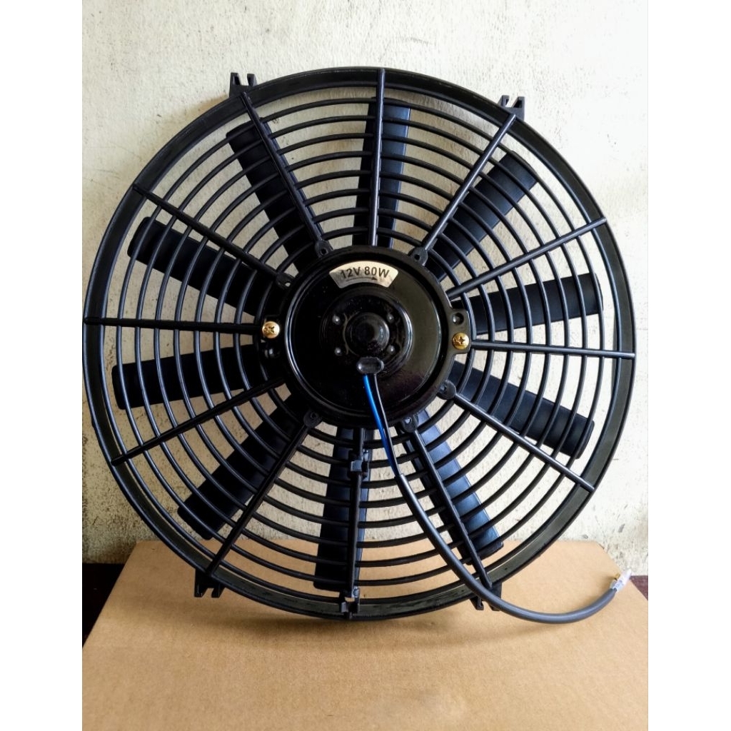Universal Auxiliary Fan/Aux Fan Assembly " 14inches " 12v or 24v 80W ...
