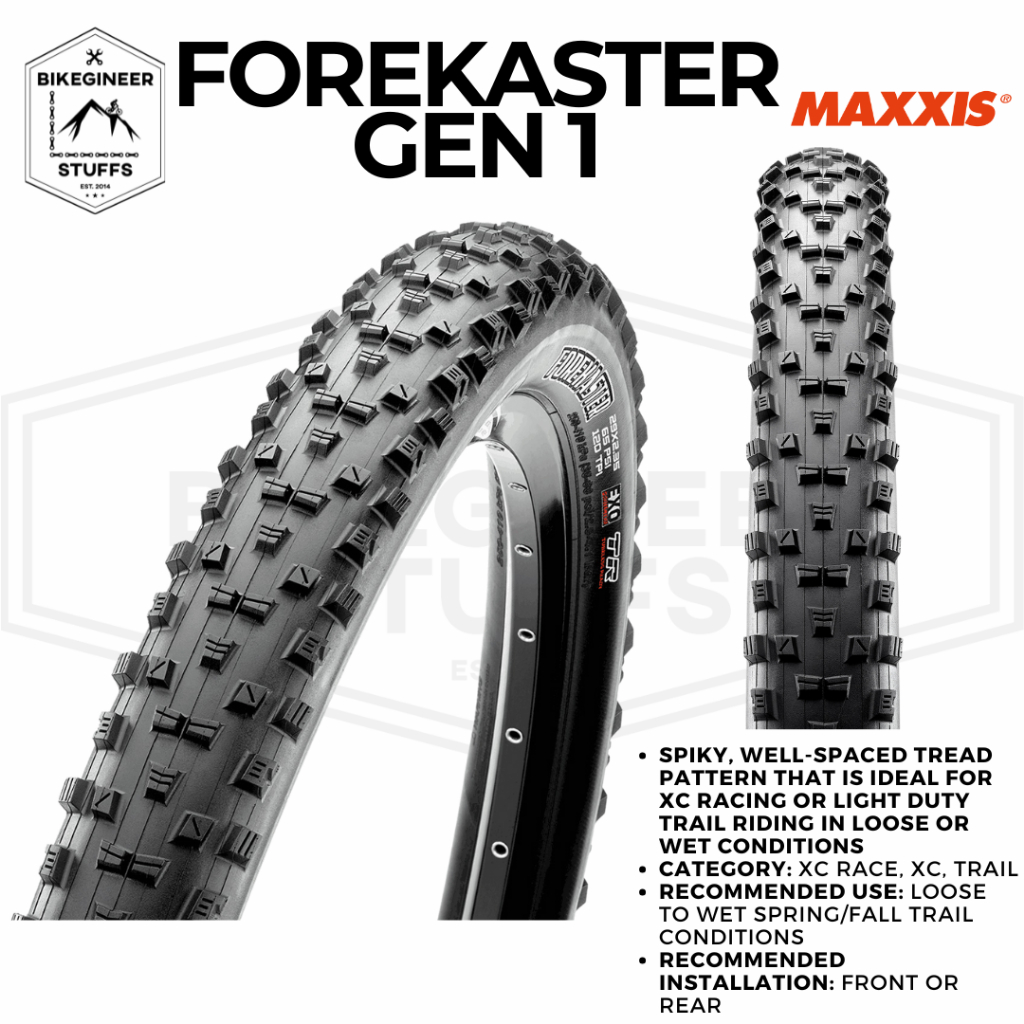 Maxxis Forekaster Gen 1 Mountain Bike Tire / Price is per piece | Shopee Philippines