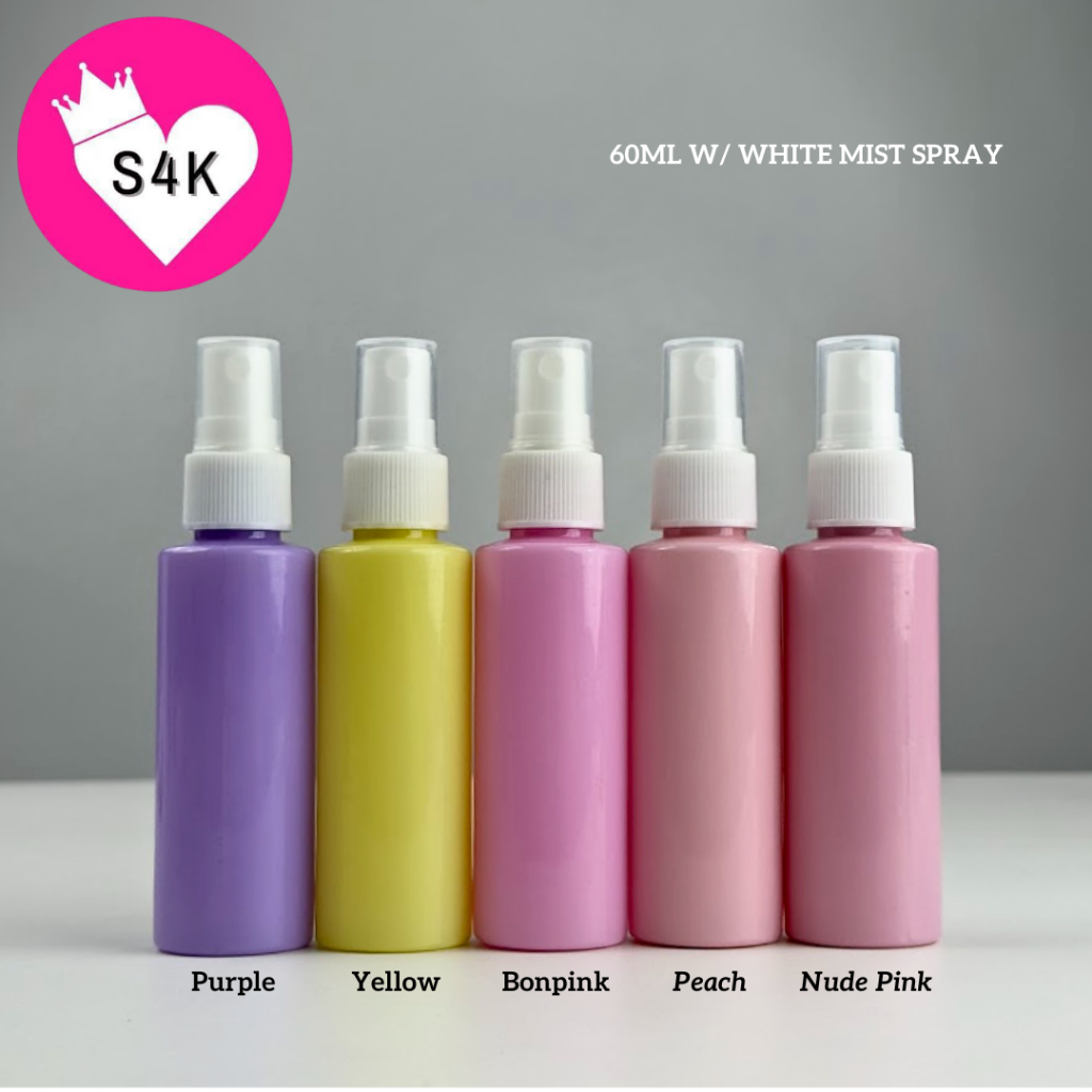 60ml Tubular Mist Spray Bottle – Refillable for Perfume, Toner, Alcohol ...