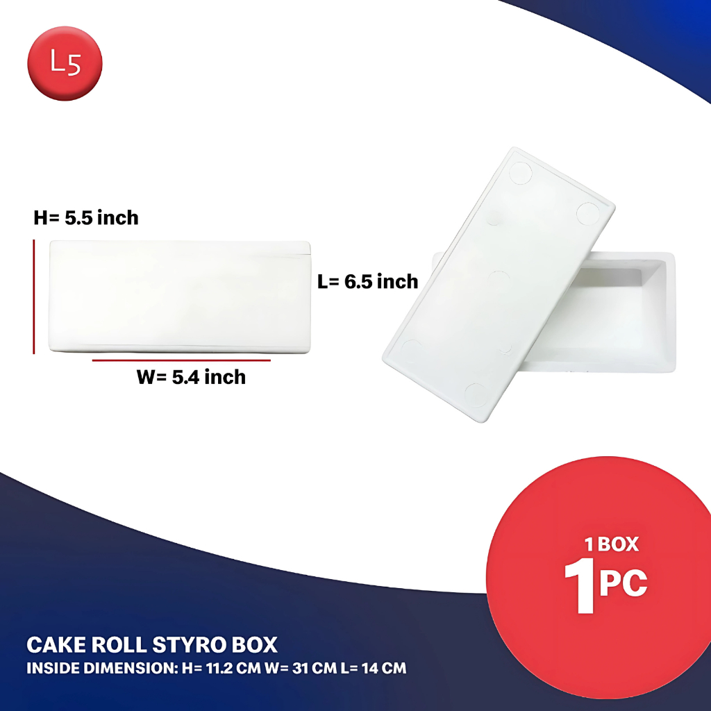 Cake Roll Styro Box 1pc | Shopee Philippines