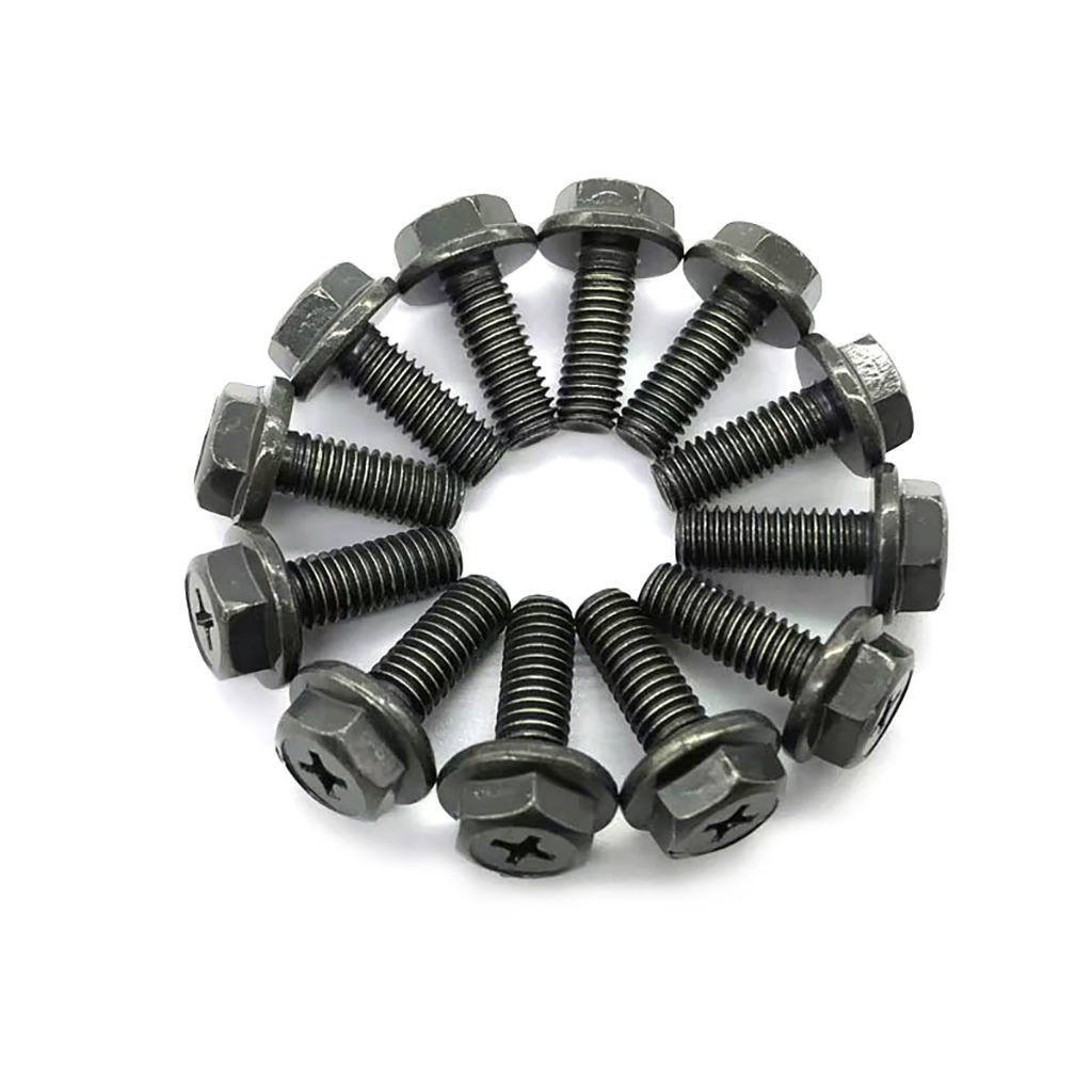 Garne 10Pcs M6 Screw Car Fender screws Bolt Retainer Fender Liner Under ...