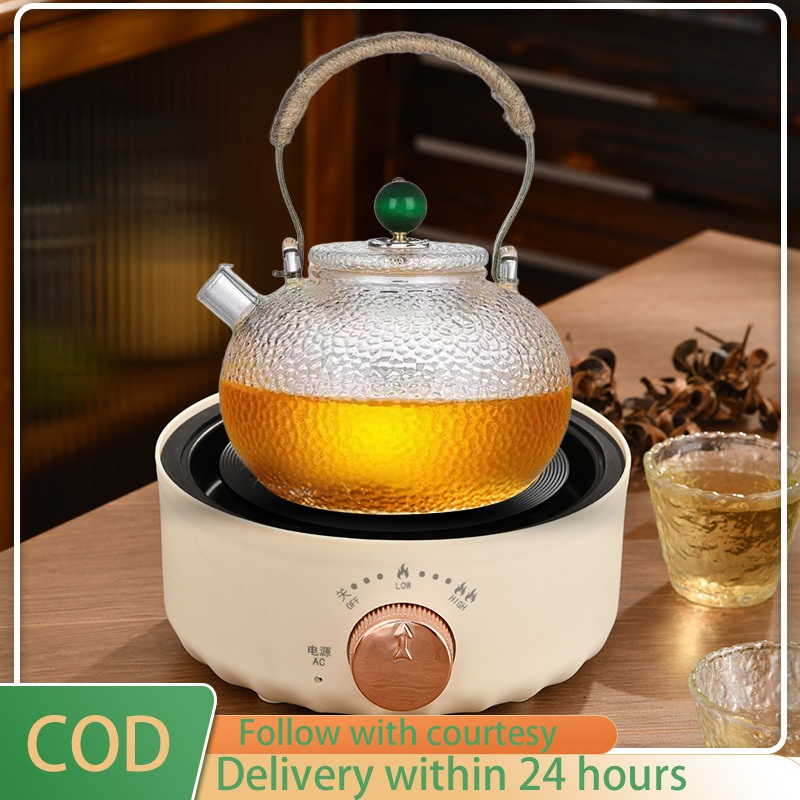 Electric ceramic stove, teapot, glass handle teapot, household tea pot ...