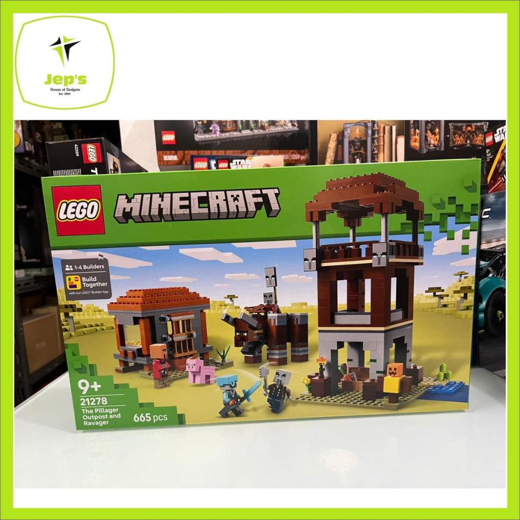 Lego Minecraft 21278 The Pillager Outpost and Ravager (2025) | Shopee ...