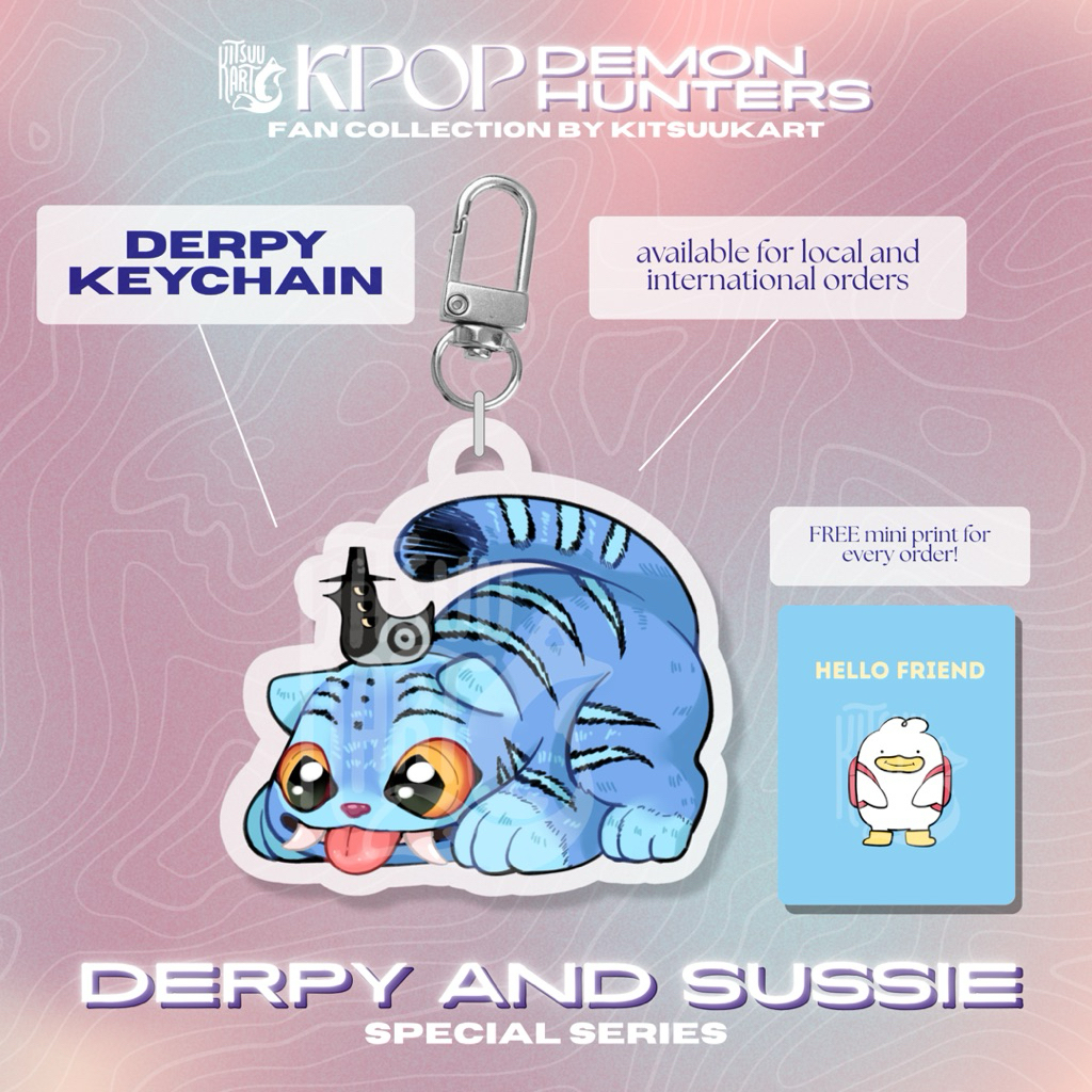 Kpop Demon Hunters : Derpy & Sussie Special Fan Merch Series Mousepad ...
