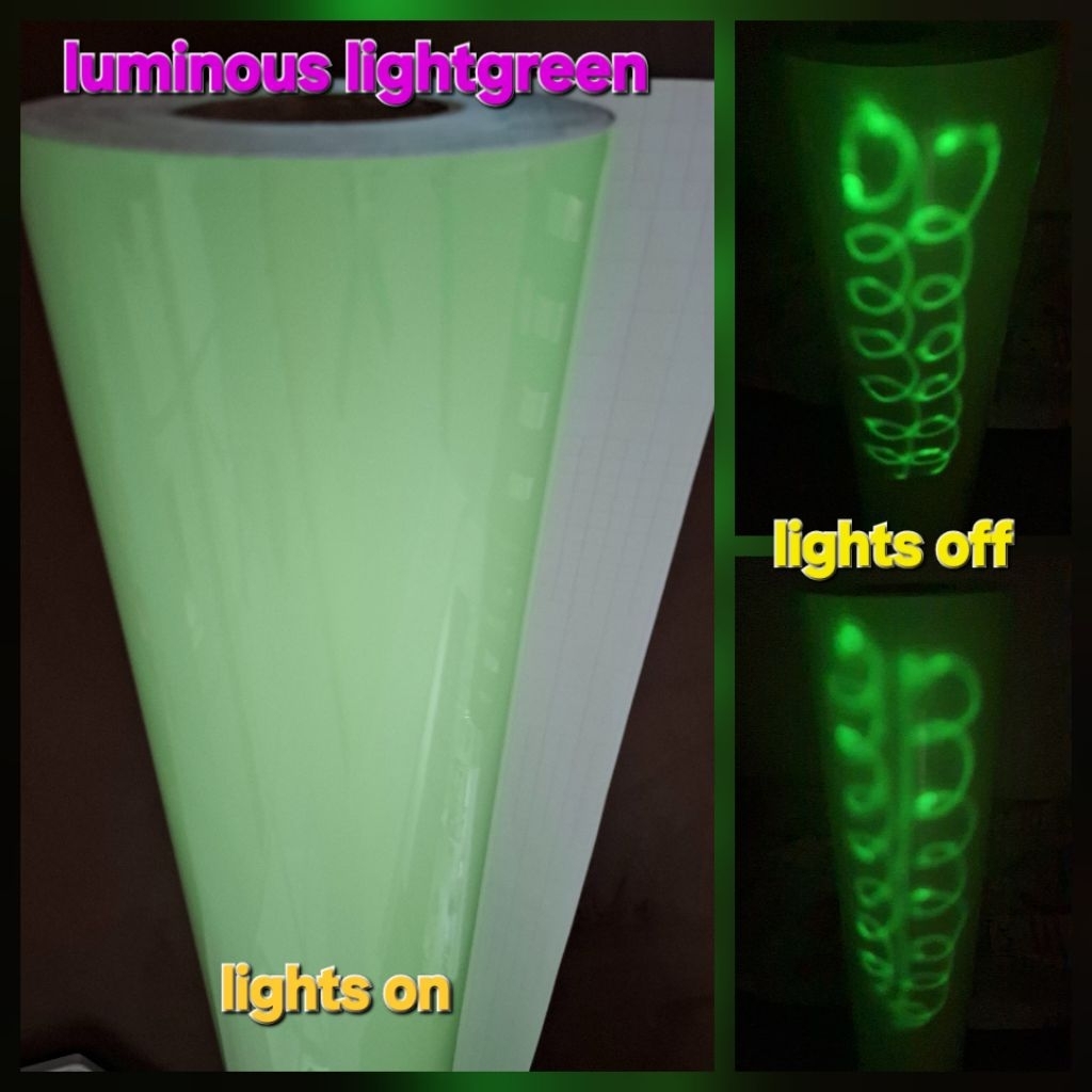 Glow in The Dark luminous Film 4hrs printable Ecosolvent ink safety ...