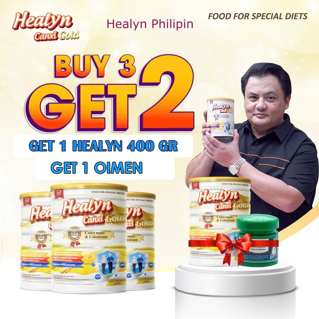 ( Buy3 get 2 ) Healyn Canxi Gold 400g Milk for osteoporosis and arthritis | Shopee Philippines