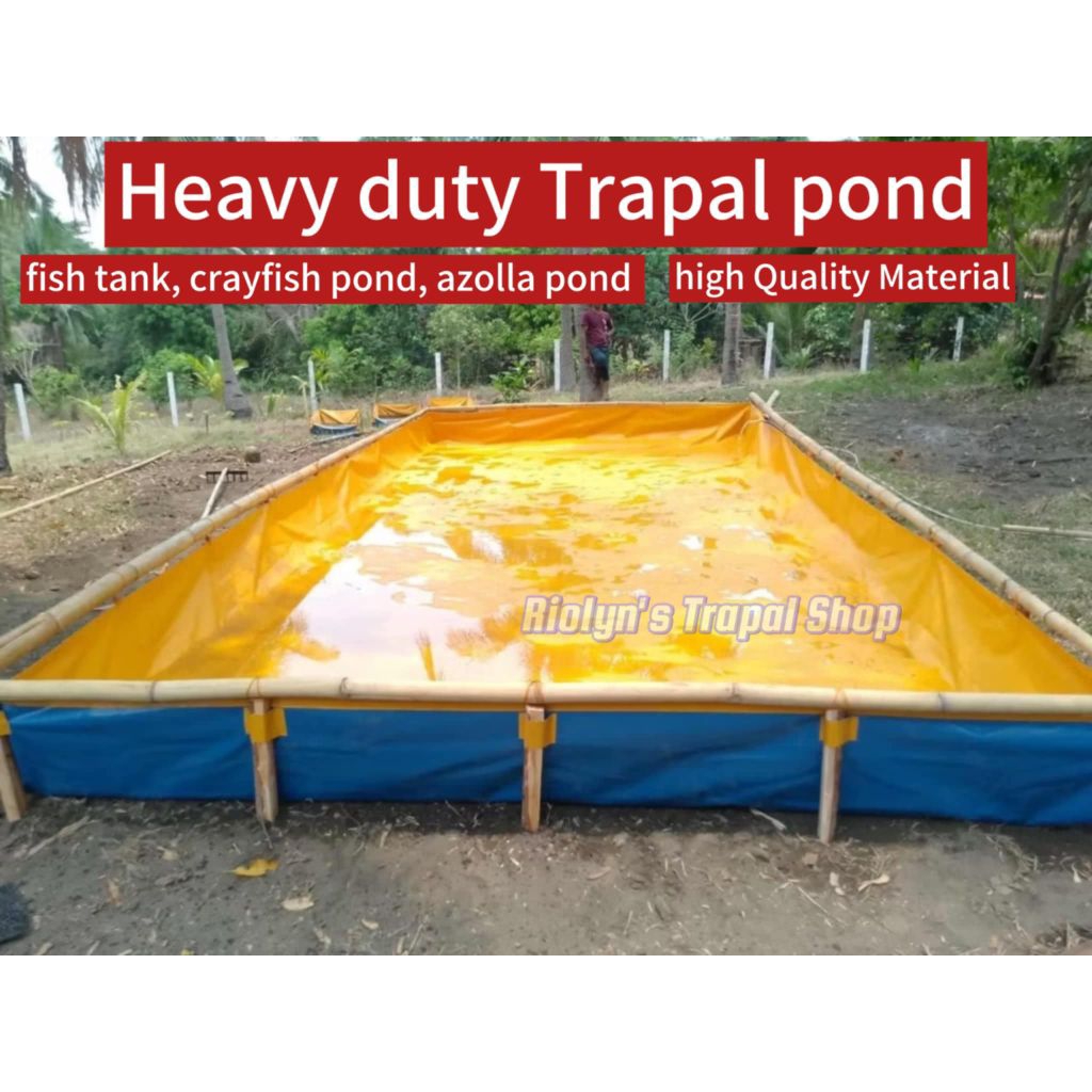 AZOLLA POND ORIGINAL S400 0.4mm THICKNESS LONA TRAPAL POND HEAVY DUTY ...