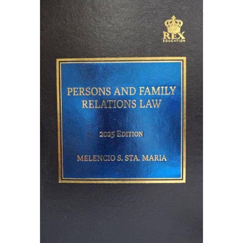 Persons and Family Relations Law (Cloth Bound) by Dean Melencio S. Sta ...