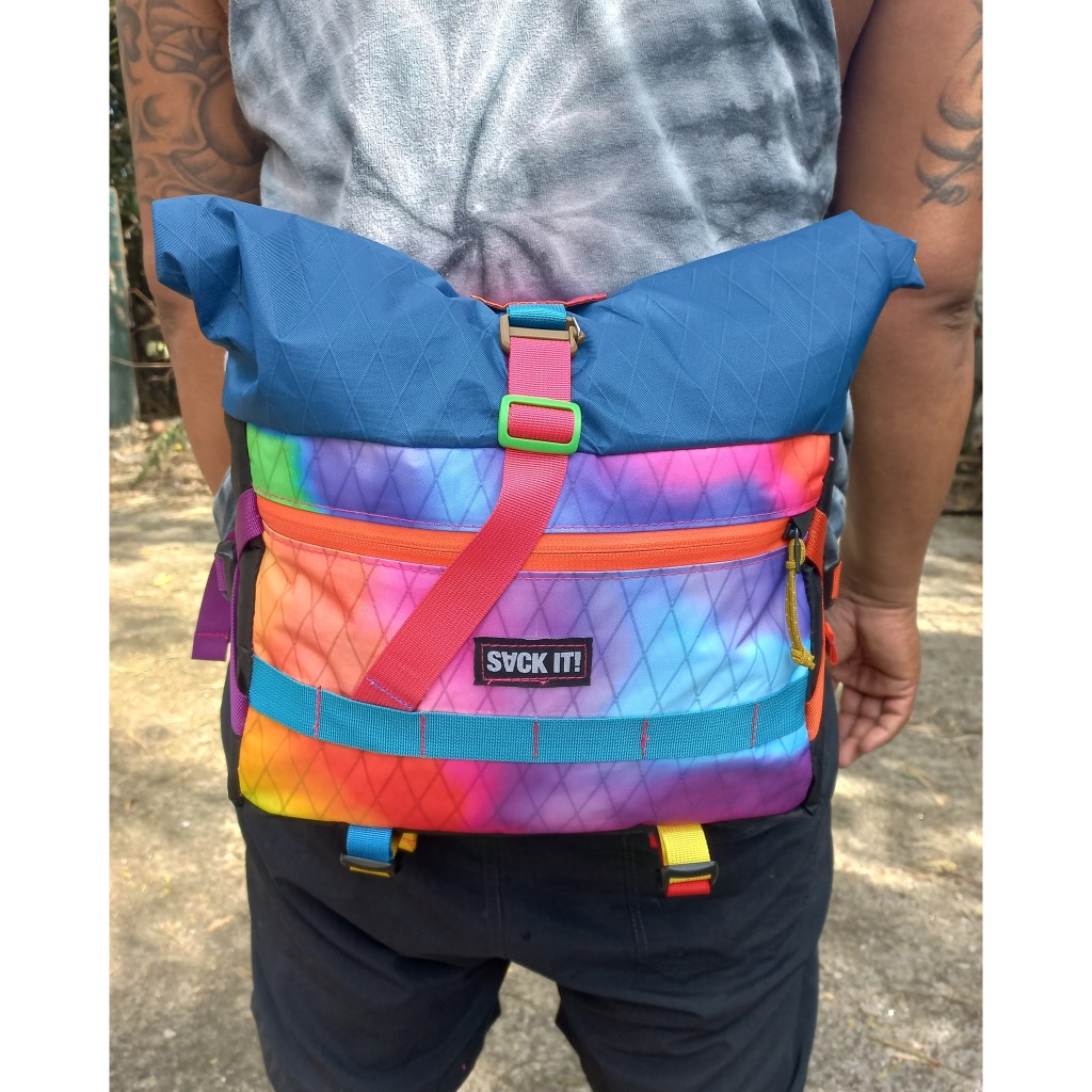 Sack it Hip Pack Rolltop Bag for Cycling and Outdoor Use with Free ...