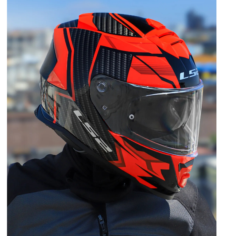 LS2 FF800 Storm 2 Full Face Dual Visor Helmet For Motorcycle With Free ...