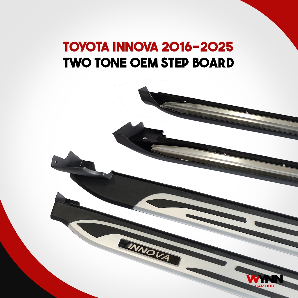 Toyota Innova 2017-2022 Two Tone OEM Step Board | Shopee Philippines