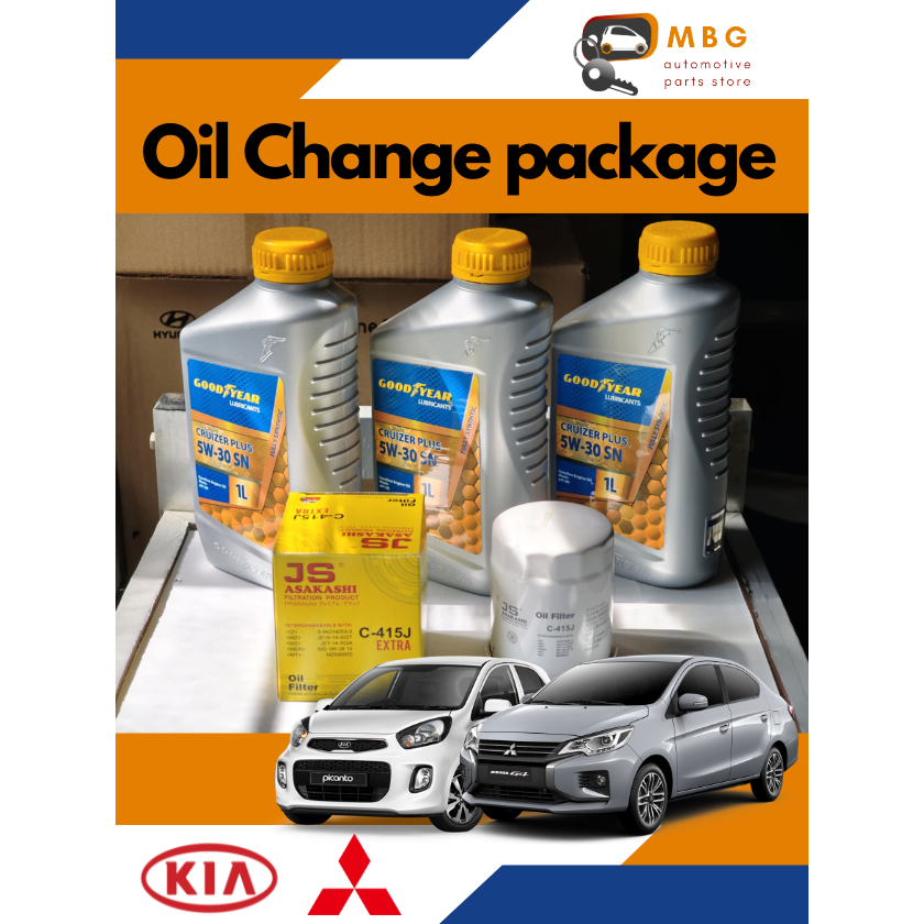 Change Oil Package 3L (Goodyear 5W 30 Fully Synthetic Oil + C415 Oil ...