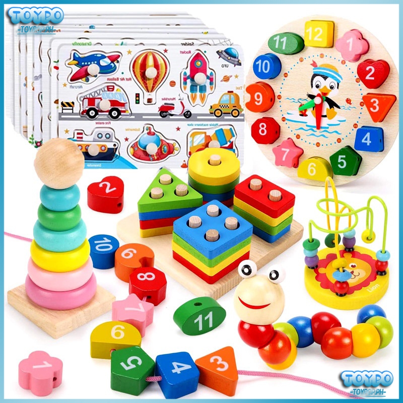 Wooden full set of baby music hand tapping toys for 1-6 years old baby ...