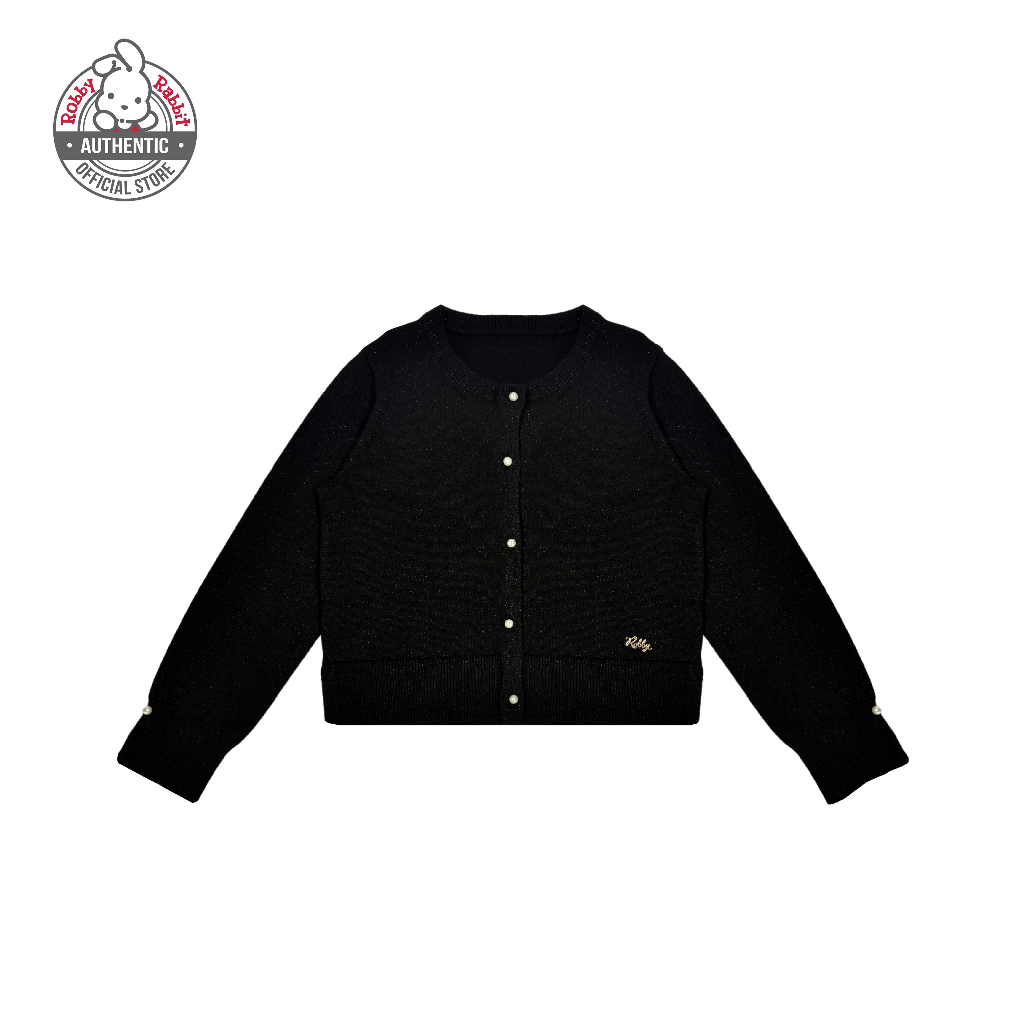 Robby Rabbit Cozy Chic Cardigan (Black) | Shopee Philippines