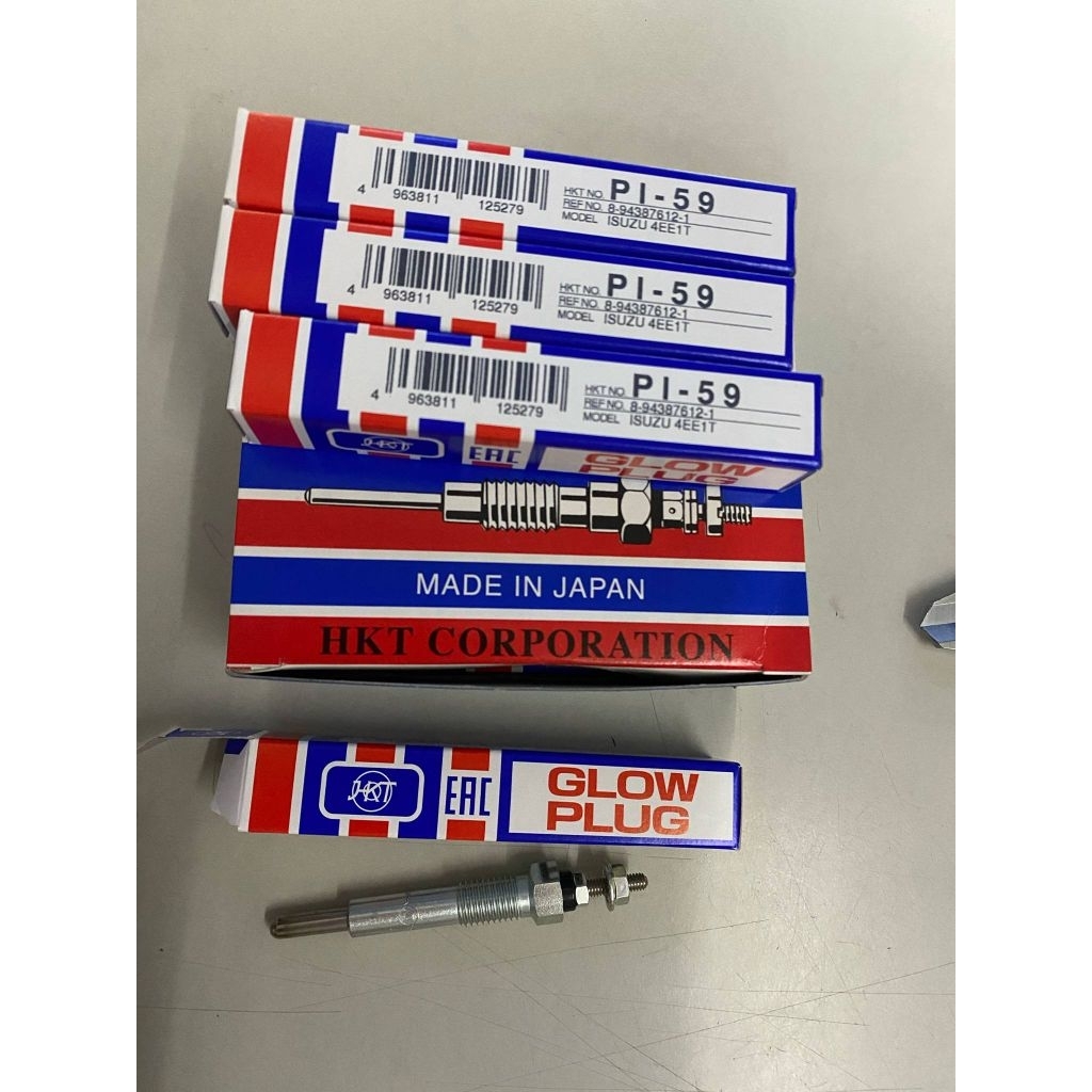 PI-59 GLOW PLUG ISUZU 4JG2 KITAHARA JAPAN | Shopee Philippines