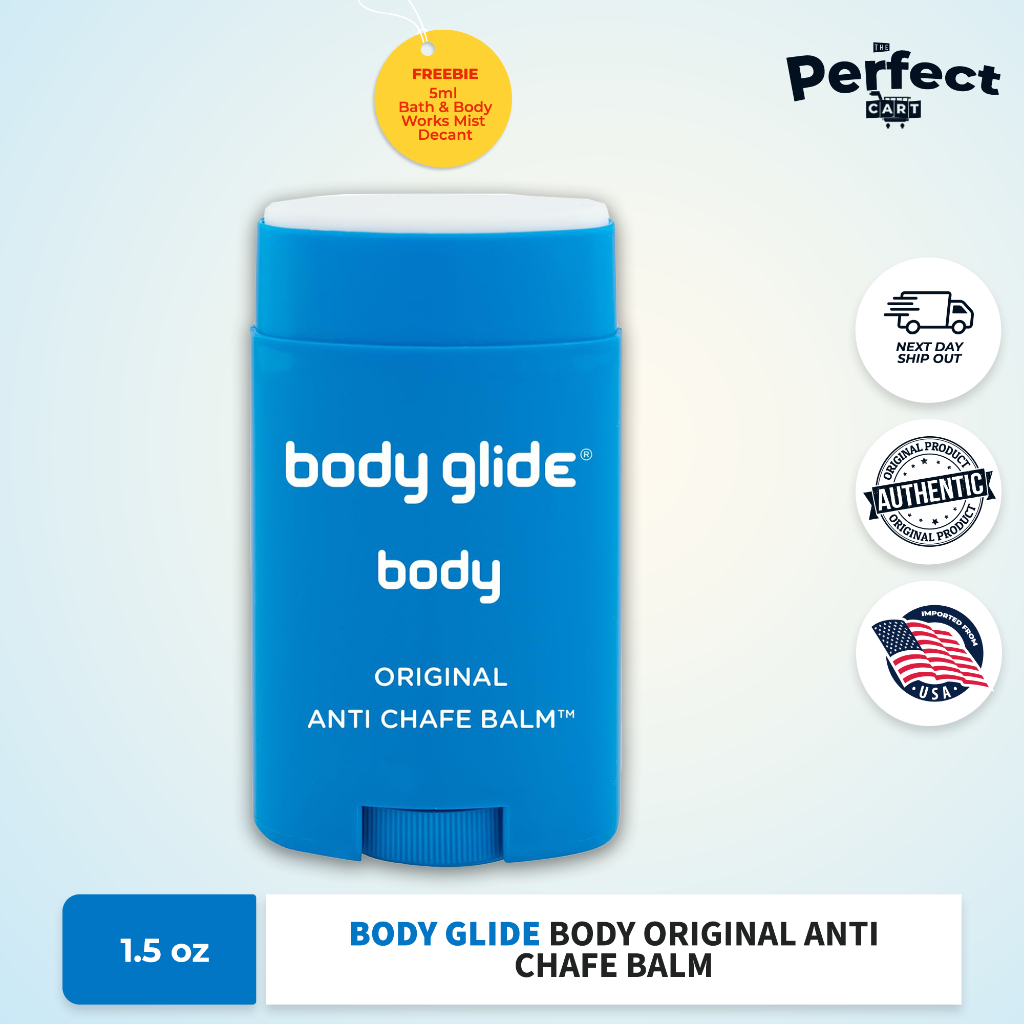 Body Glide Original Anti Chafe Balm | No Chafing Stick | Prevent Arm ...