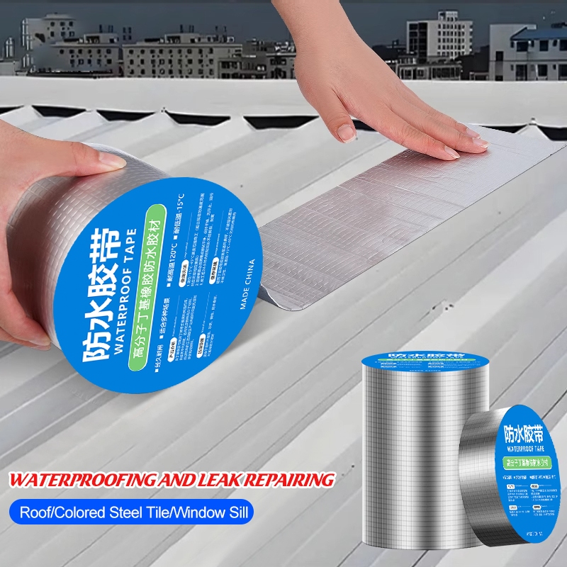 Waterproof Tape For Leaks Roof Aluminum Foil Butyl Tape Sa Bubong Roof ...