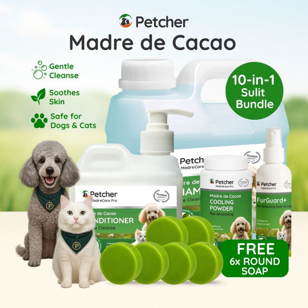 Petcher Madre de Cacao Shampoo Promo Package Hair Care and Pet Hygiene ...