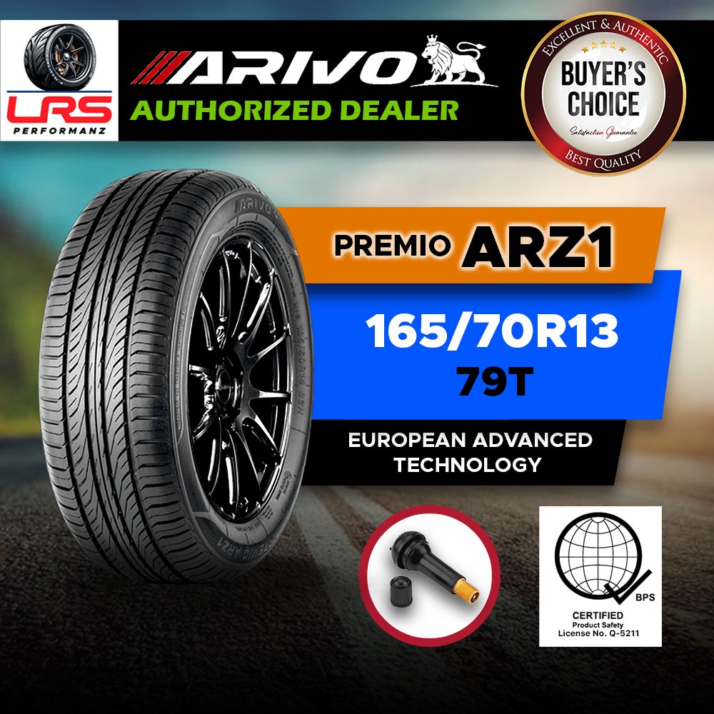 ARIVO 165/70 R13 79T - PREMIO ARZ1 (China made, with free tire valve) | Shopee Philippines