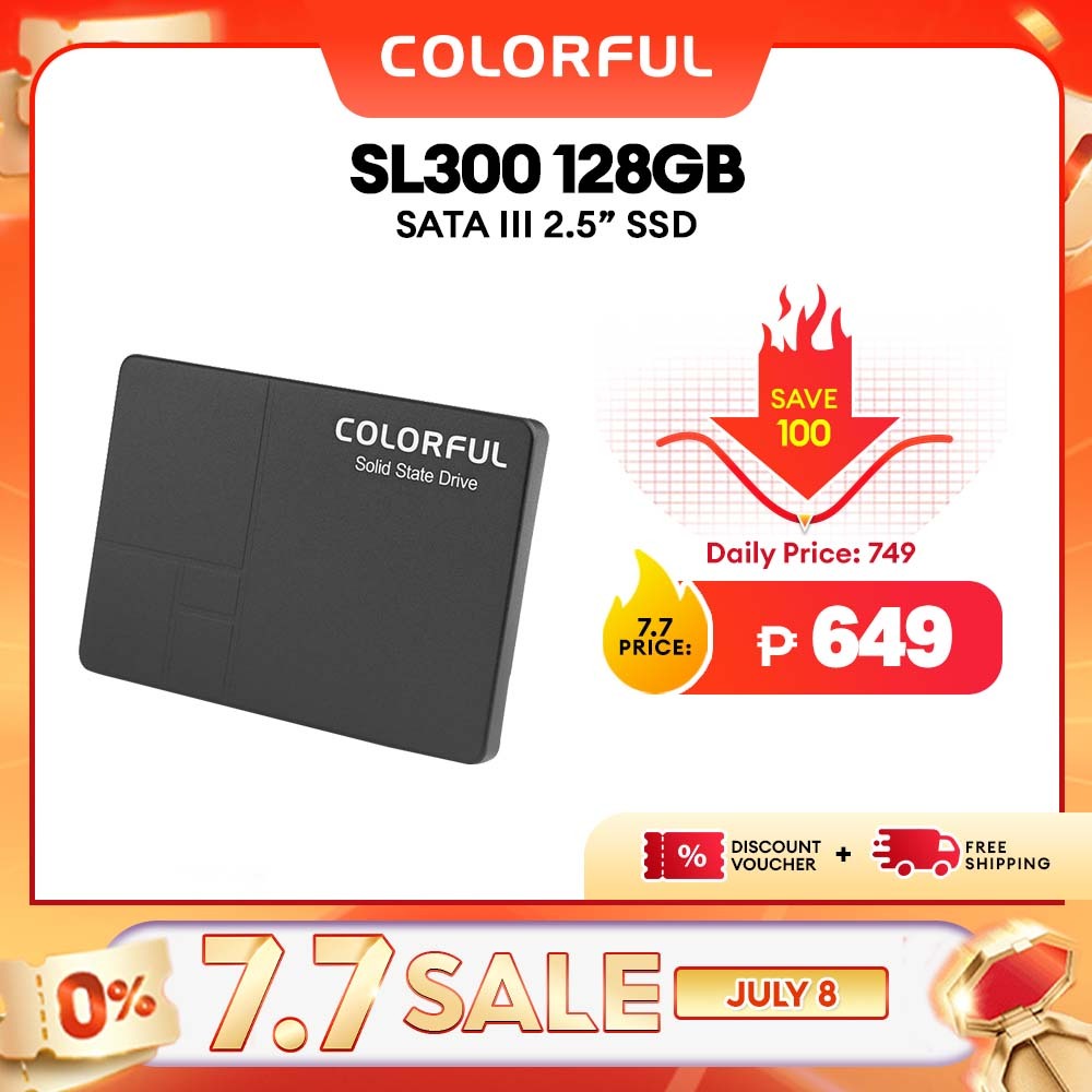 Colorful SL300 & SL500 SATAIII 2.5" SSD HDD 128GB For Laptop & PC ...