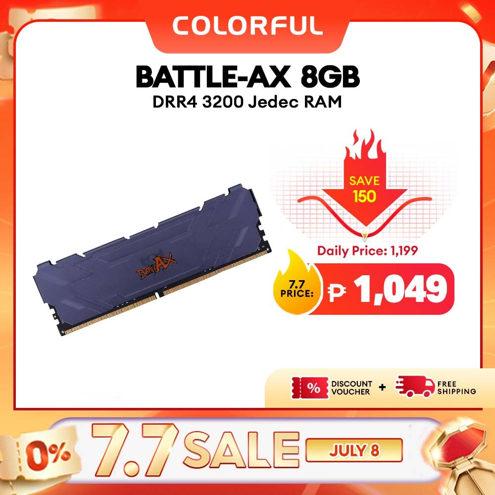 Colorful Battle-Ax DDR4 RAM Memory 8GB 16GB 1600Mhz 2666Mhz 3200Mhz ...