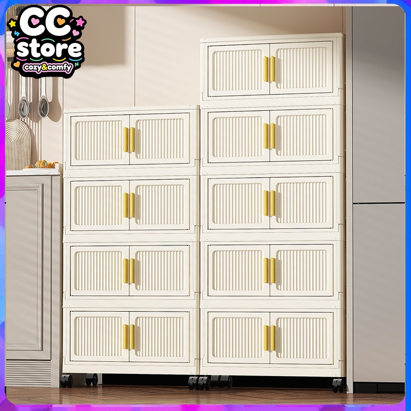 Multipurpose Double Sided Opening Storage Cabinet Foldable/Stackable ...