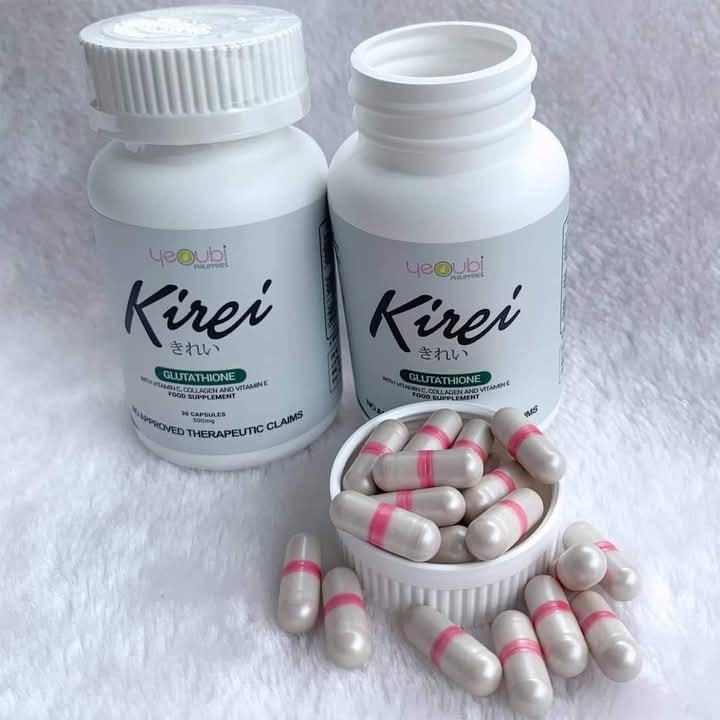 KIREI Glutathione with Collagen, Vitamin E and C 2 Bottles (500mg x 30 Capsules/Bottle) | Shopee ...