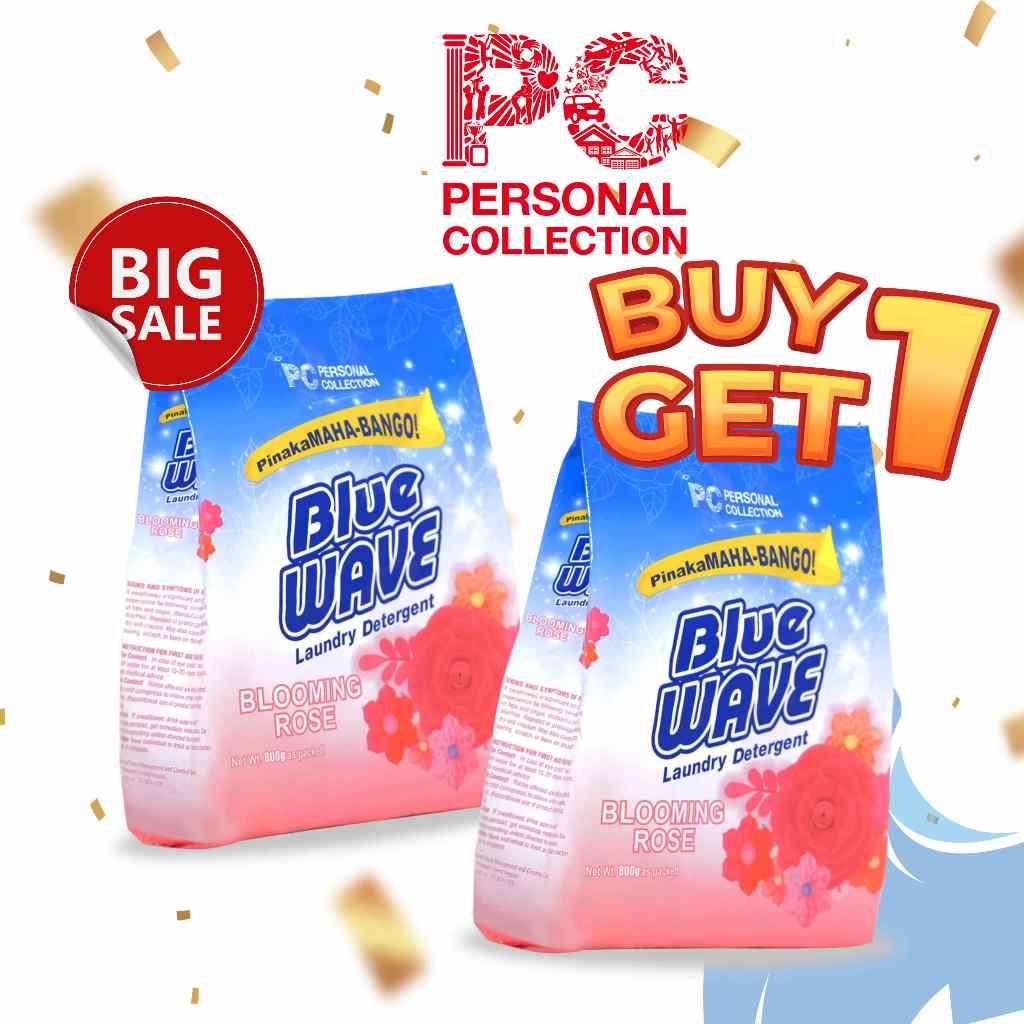 Blue Wave Classic and Blooming Rose Powdered Laundry Detergent 800g BUY ...