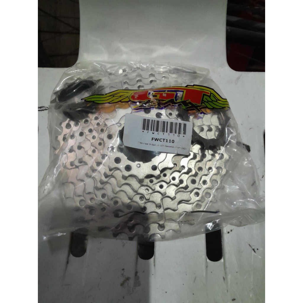 Sunshine GT Cogs Sprocket Cassette 9/10 Speed 11 to 32 Teeth Chrome ...