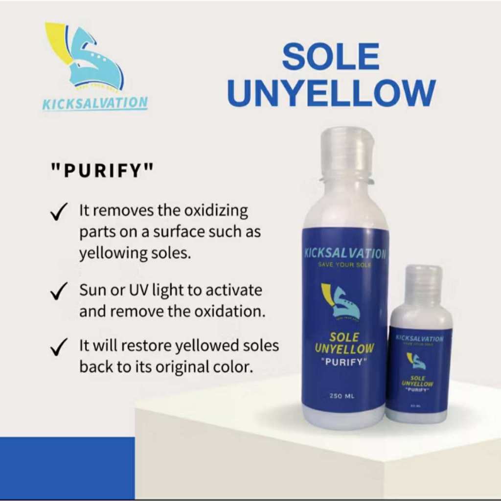 Sole Unyellow 60ml & 250ml Sole Sauce "Purify" by Kicksalvation ...