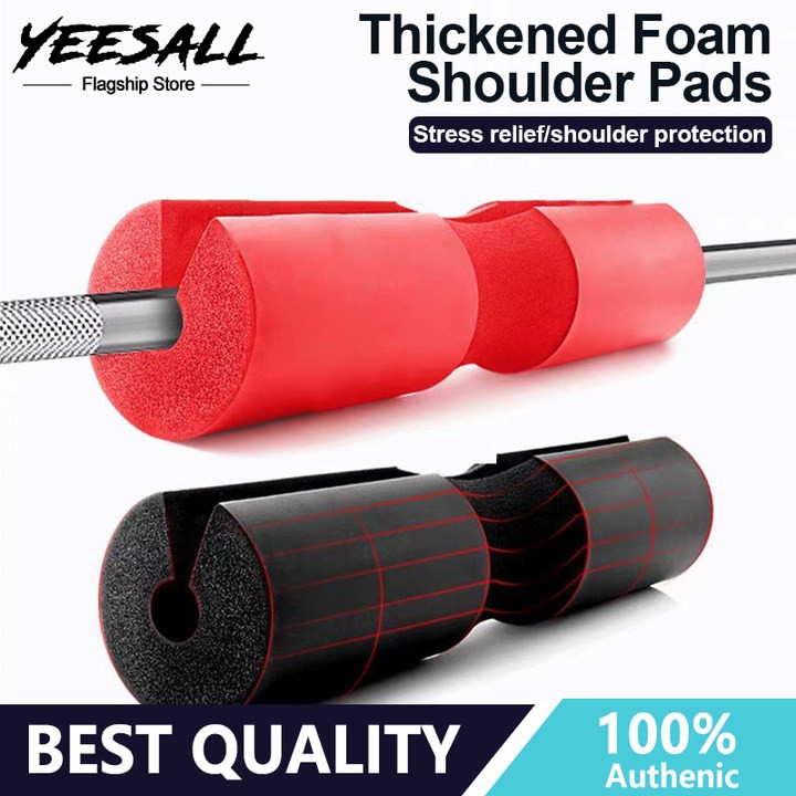 Barbell Pads Thickened Home Fitness Pad for Weightlifting Shoulder ...
