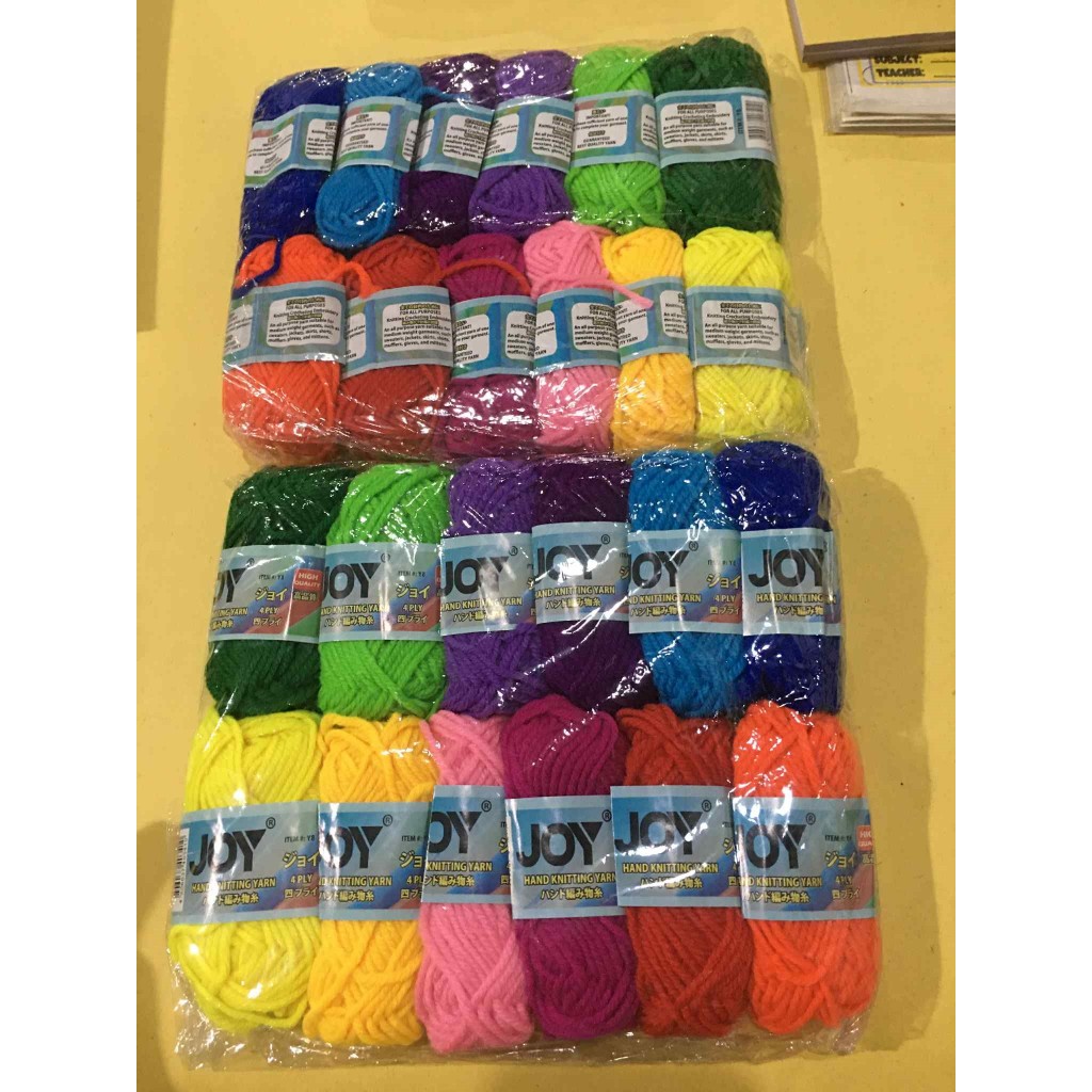 joy yarn 12pcs in one pack | Shopee Philippines