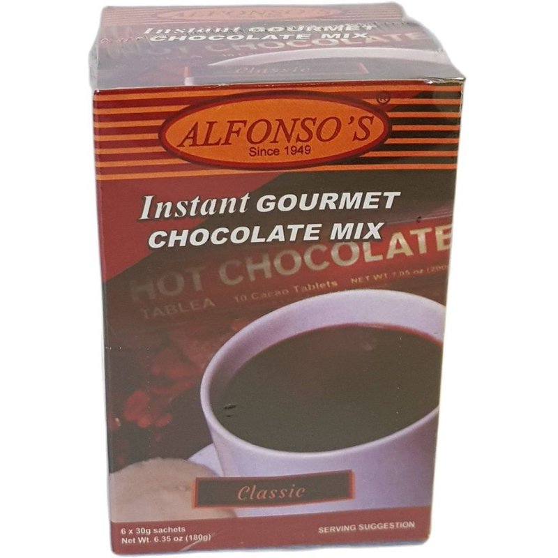 Alfonso’s 3 in 1 Instant Gourmet Hot Chocolate Mix Drink 30g (TFM ...