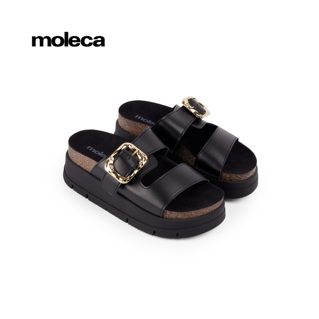 MOLECA Women's Kaori Two- Band Sandals | Shopee Philippines