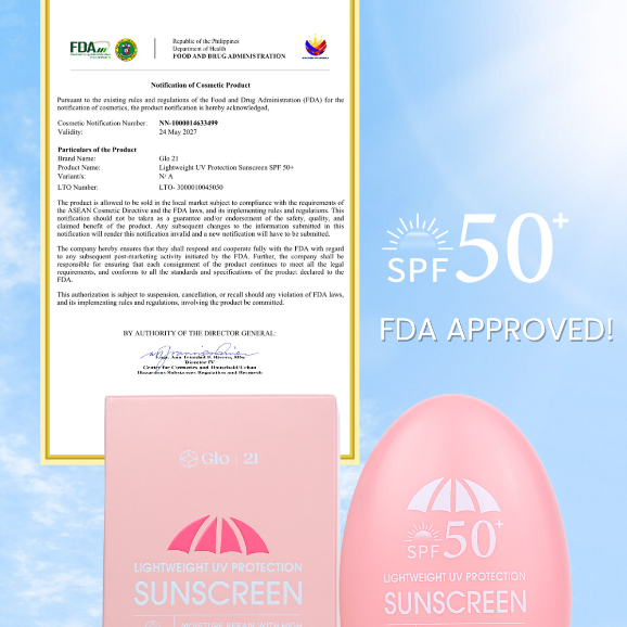 [GLO21] New Lightweight UV Protection Sunscreen Moisture Repair With ...