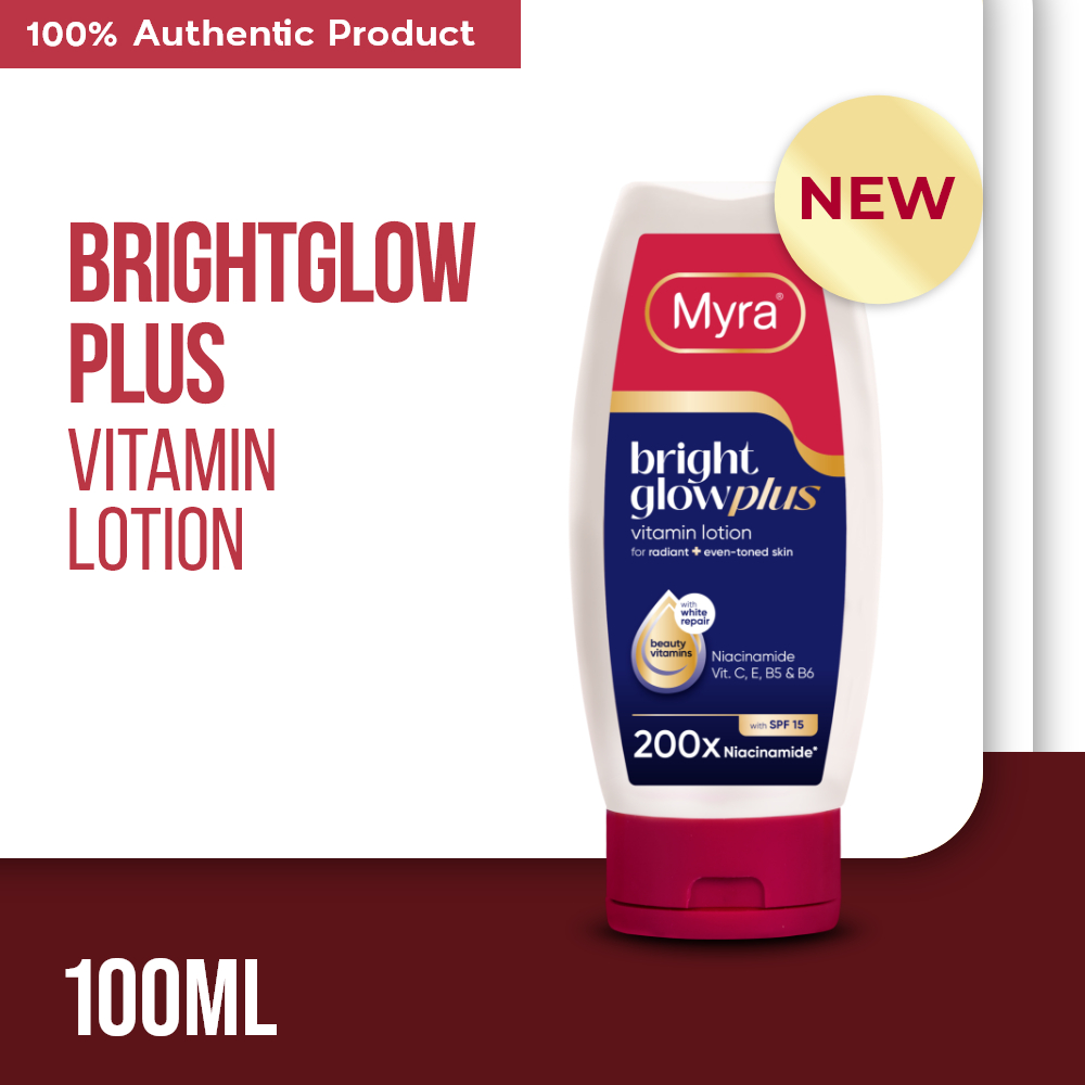 Myra BrightGlow Plus Vitamin Lotion 100ml | Shopee Philippines