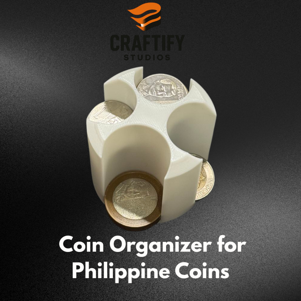 Coin Sorter 3D Printed For Philippine Coins (20,10,5,1) | Shopee ...
