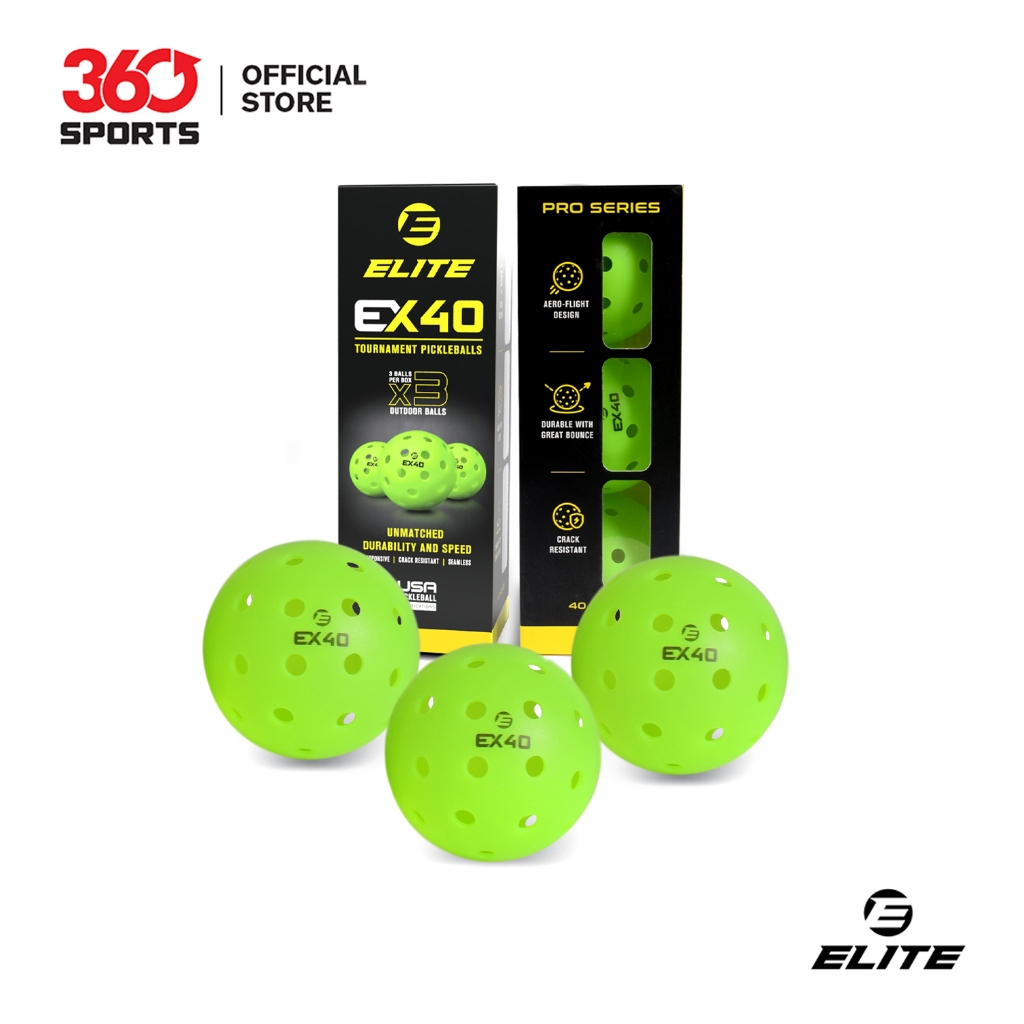Elite EX40 Tournament Pickleball Ball | Shopee Philippines
