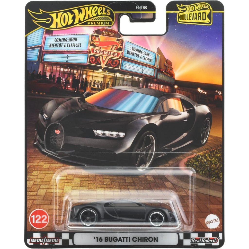 CG008 With Case, '16 Bugatti Chiron Boulevard, Release 2025 Hot Wheels ...