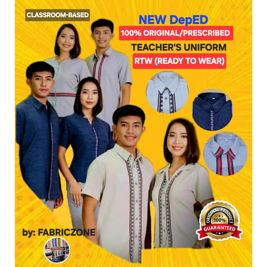 RTW (READY TO WEAR) Original/Prescribed DepED Teachers Uniform 2025 ...