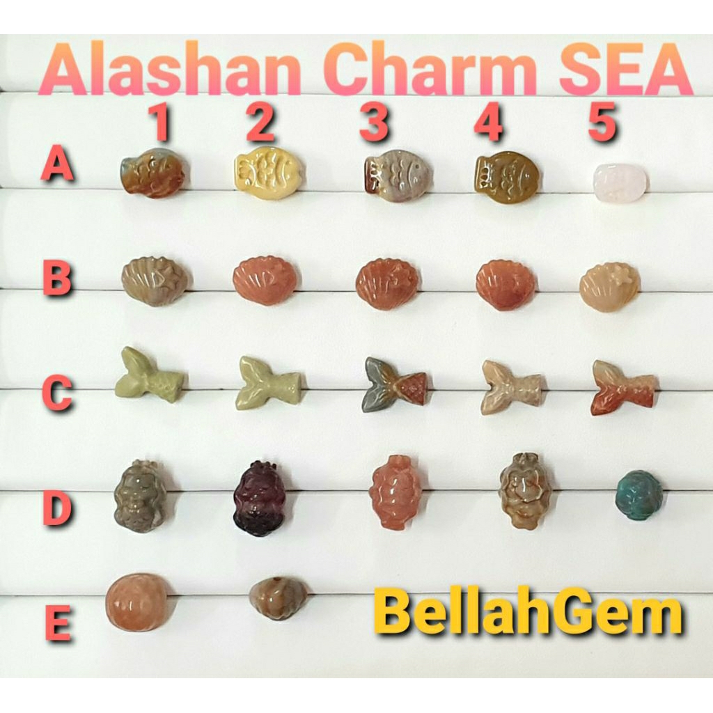 Alashan Agate Charm - Mermaid / Fish / Fish Tail / Turtle- with Hole ...