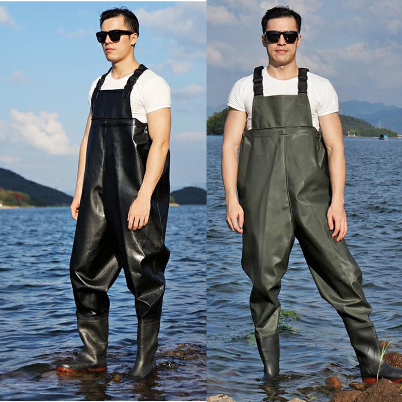 Wading Pants Wader Men Fishing Wader Waterproof Pants Workwear Coverall ...