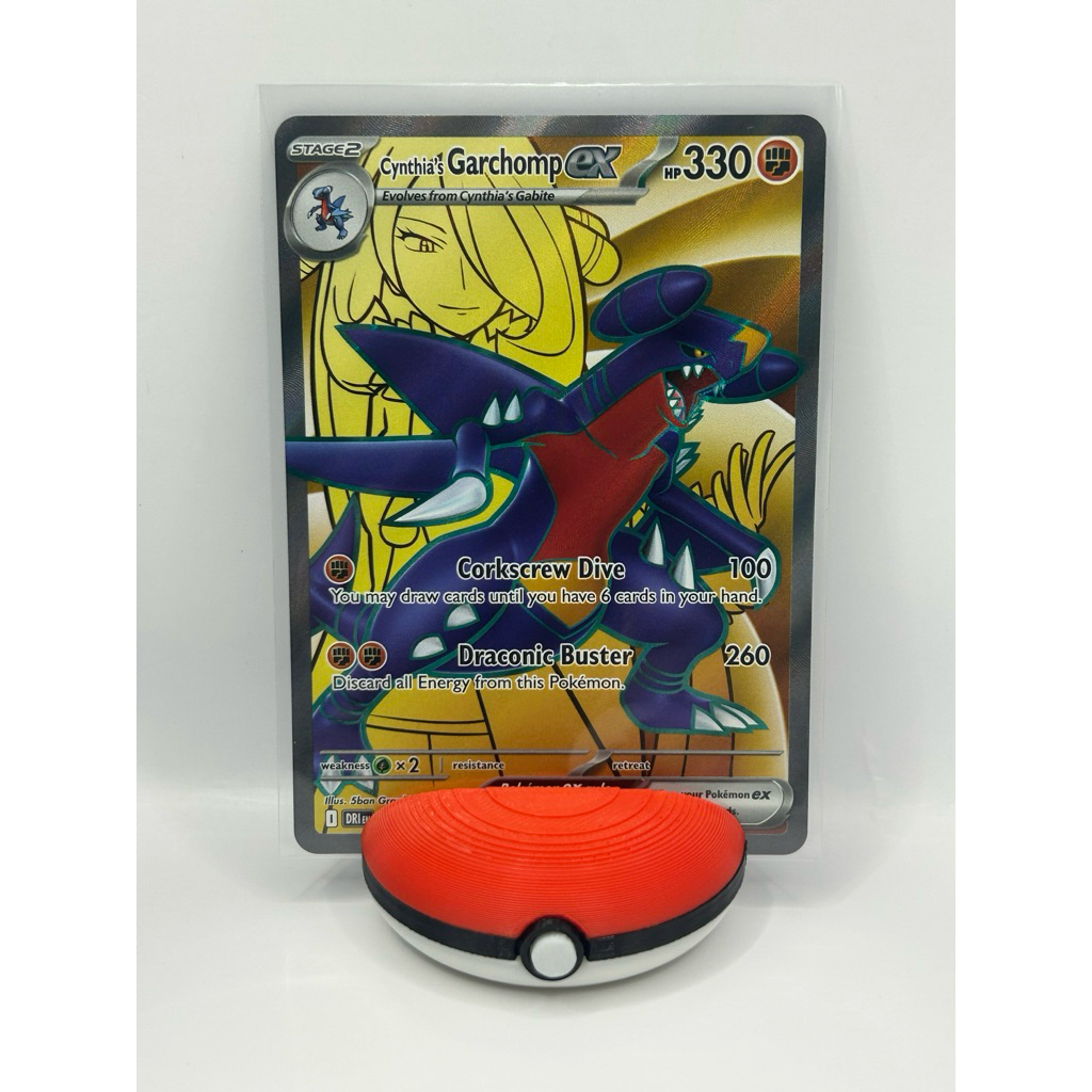 Pokemon TCG: Cynthia’s Garchomp ex - 215/182 - SV10: Destined Rivals ...