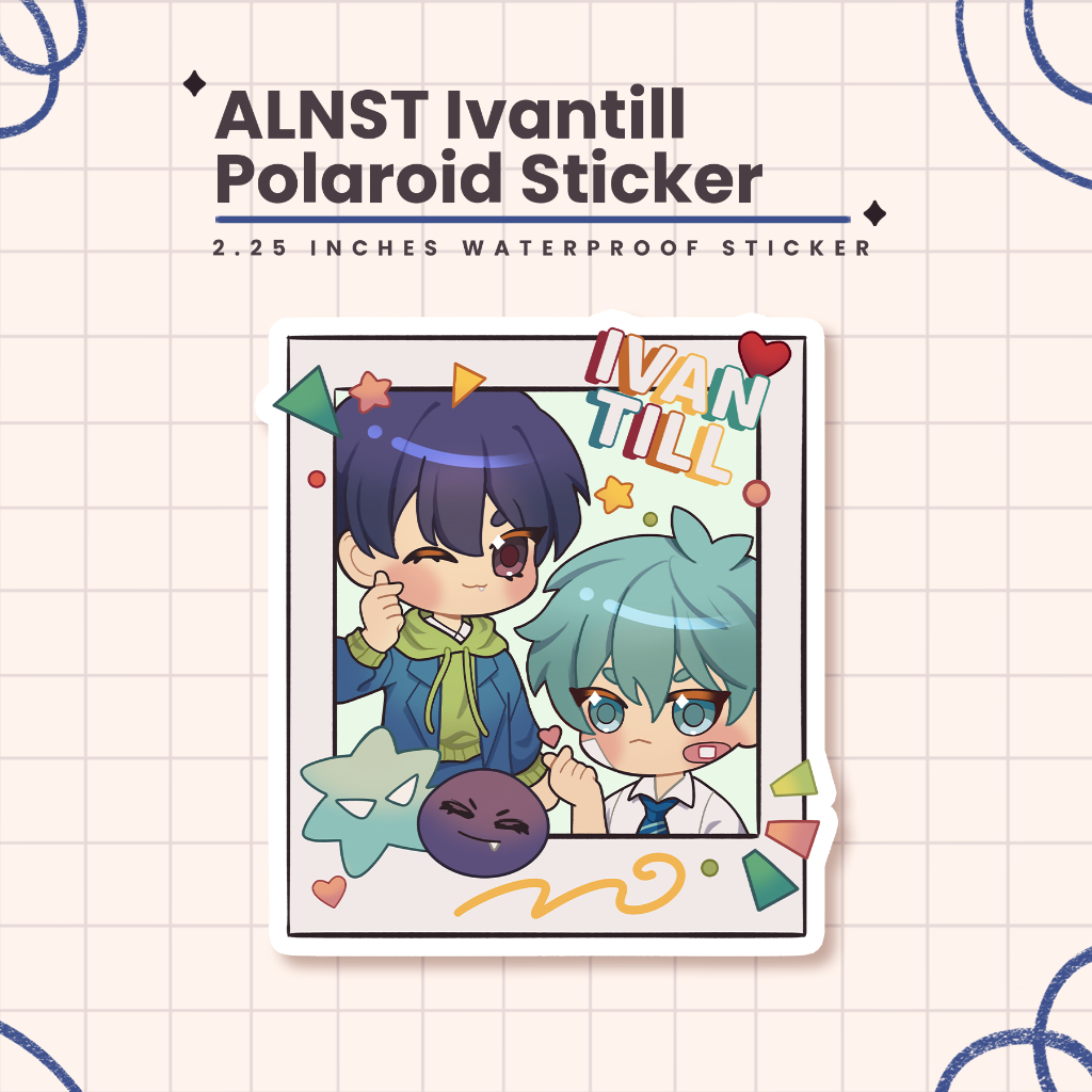ALNST Ivantill Polaroid Sticker | Alien Stage Ivan x Till | Waterproof ...