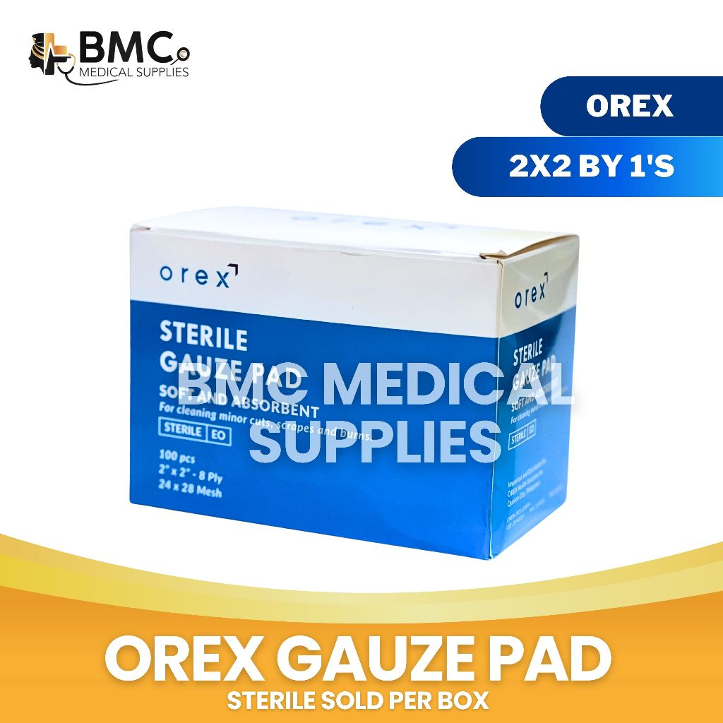 Orex - Gauze Pad (Sterile) 4x4-8Ply | Shopee Philippines
