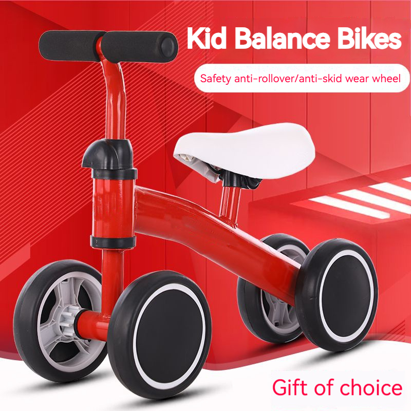 Balance Bike For Kids Mini With 4 Wheels Baby Walker Baby Toddler ...